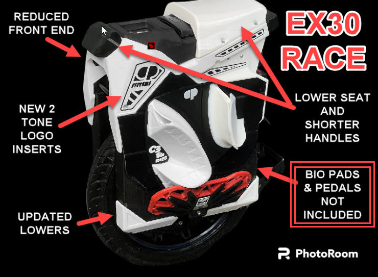 Begode EX30 RACE system - Seat, Bumper, Fairing, & Side Panel System ...